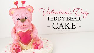 Awkward Teddy Bear Cake Teddy Bear Gender Reveal Cake