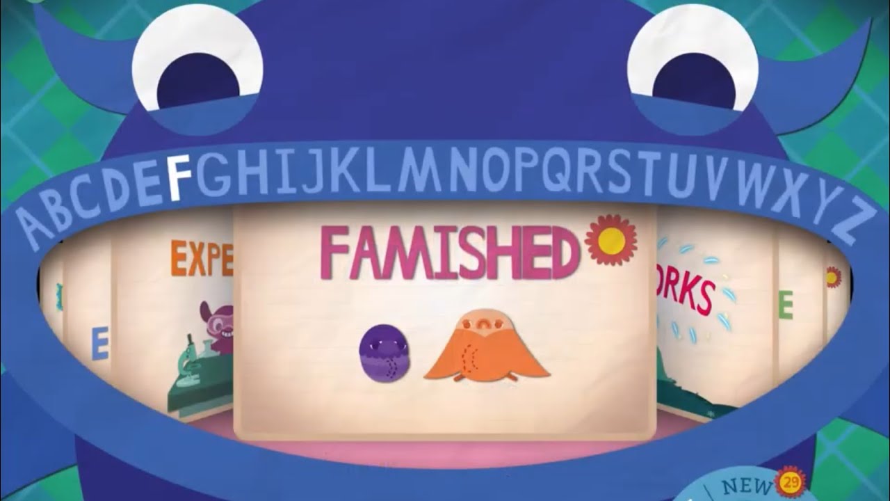 Endless Alphabet Letter F Gameplay - YouTube