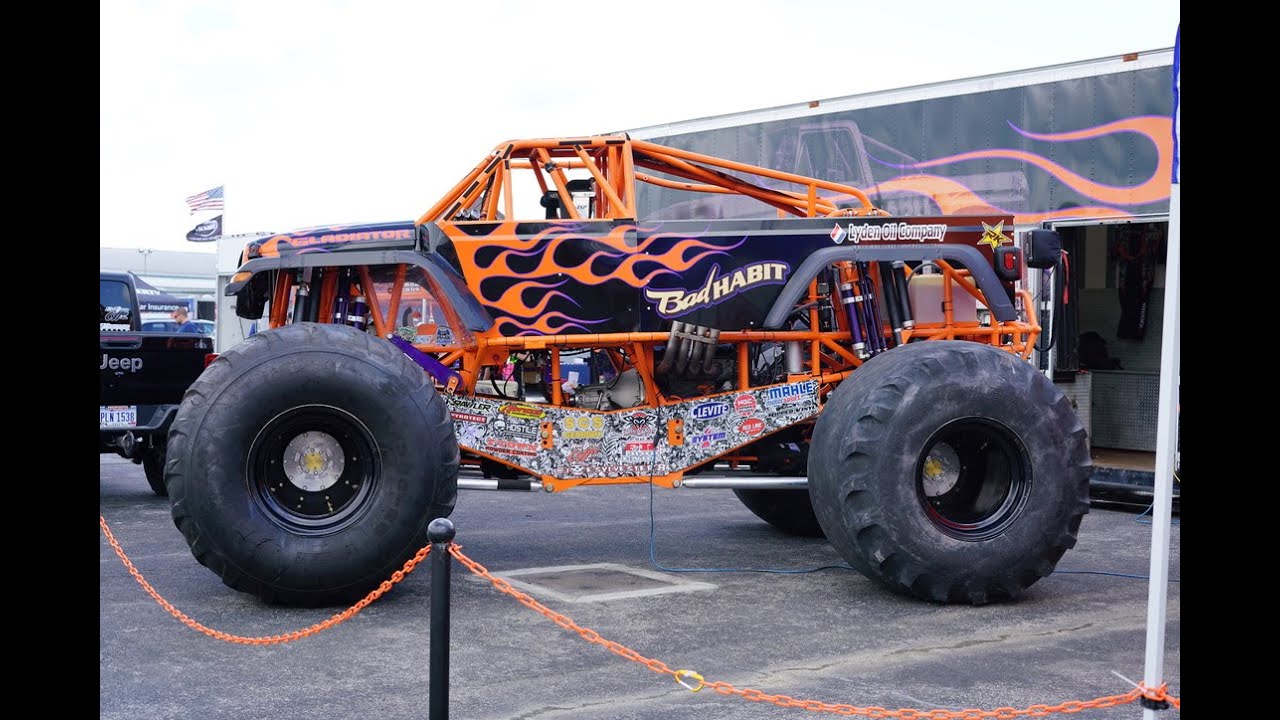 World record Monster Truck top speed run driven by Joe Sylvester - YouTube