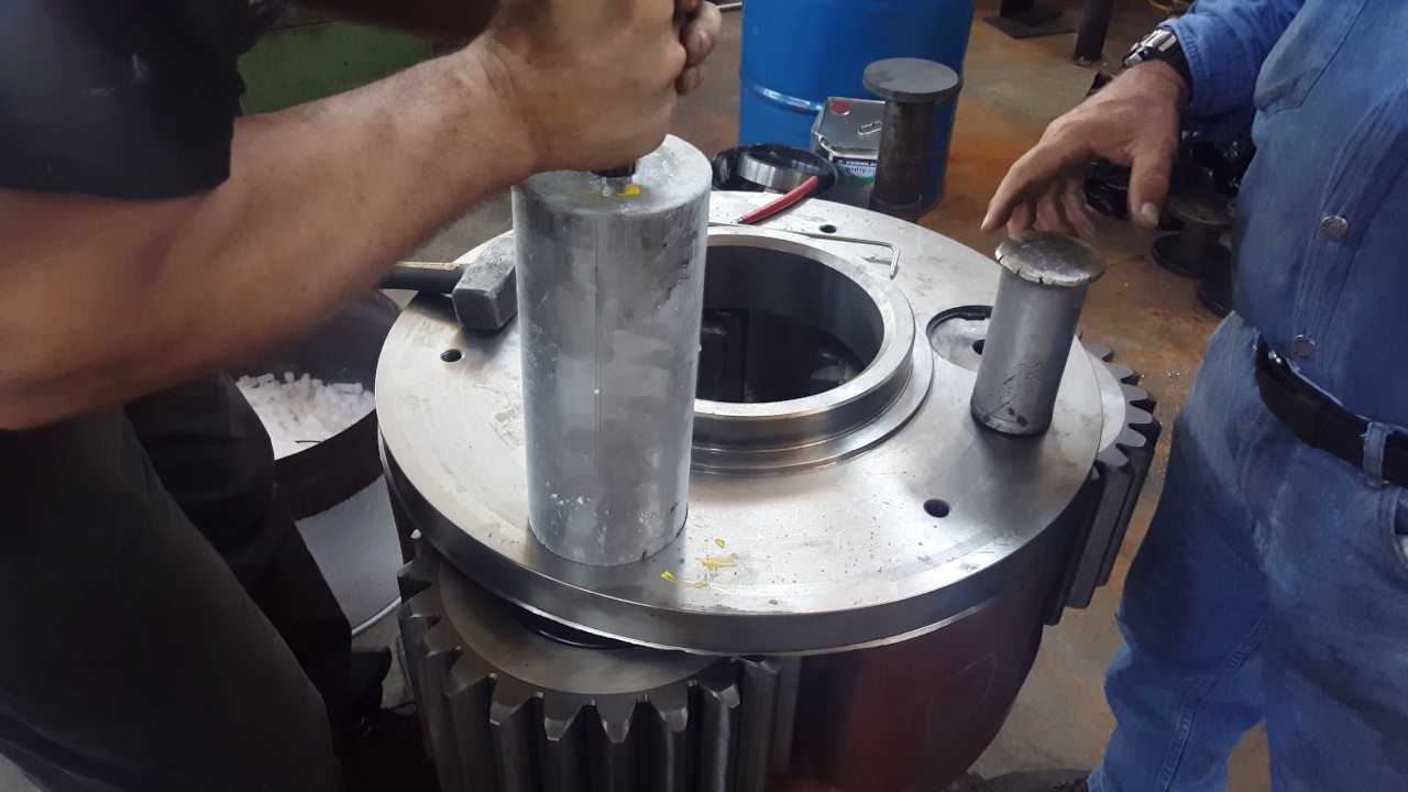 Dry Ice shaft assembly in planetary gear reducer kel-engineering.com ...