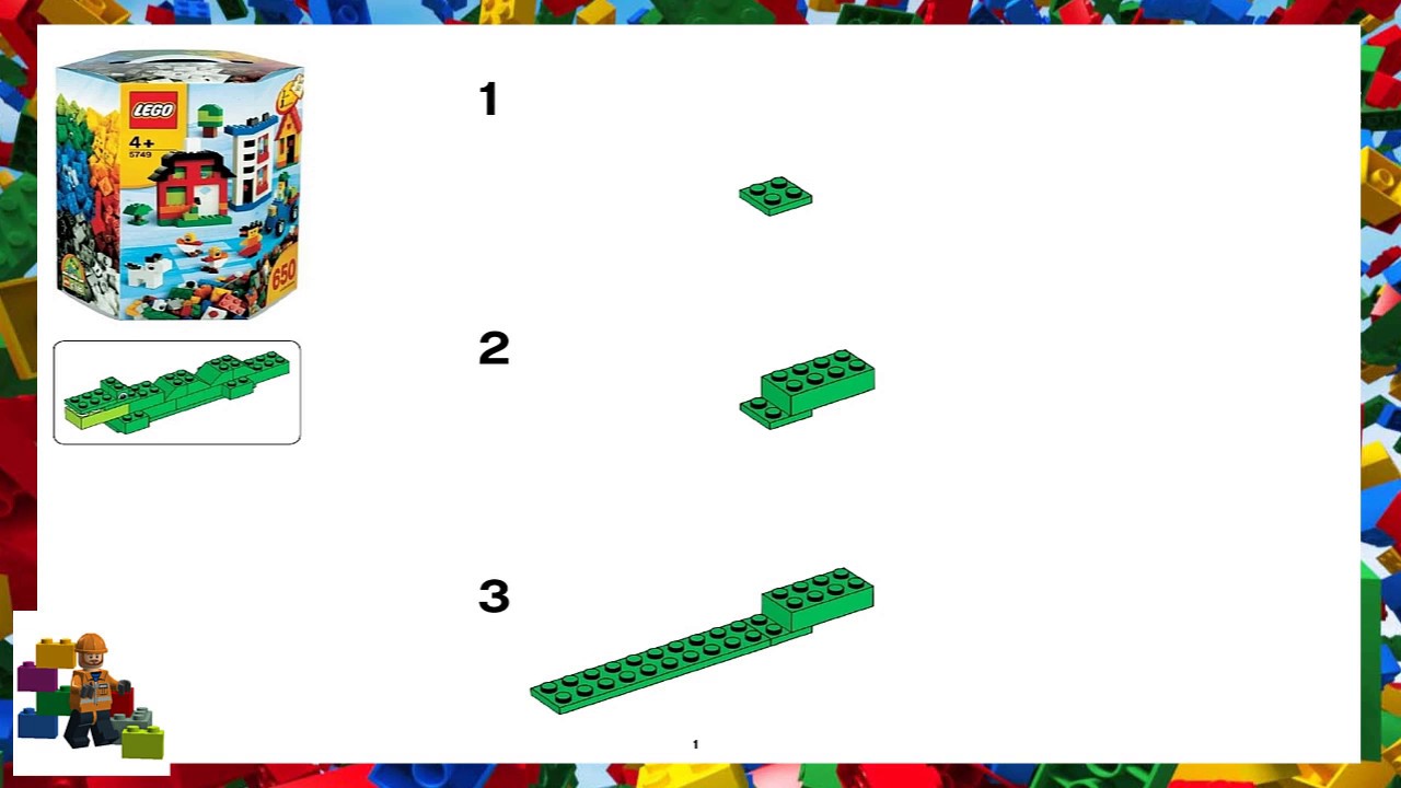 LEGO instructions - Bricks and More - 5749 - Creative Building Kit ...