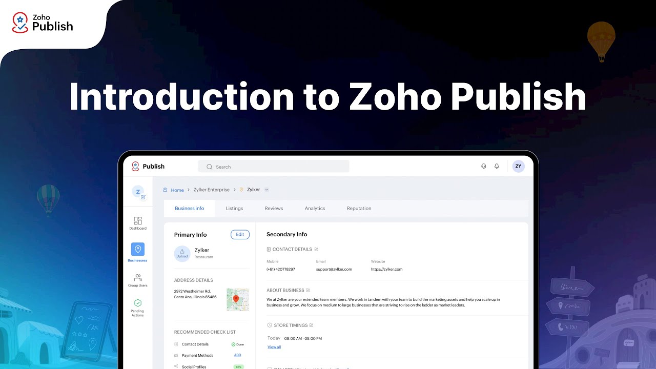 A quick introduction to Zoho Publish - YouTube