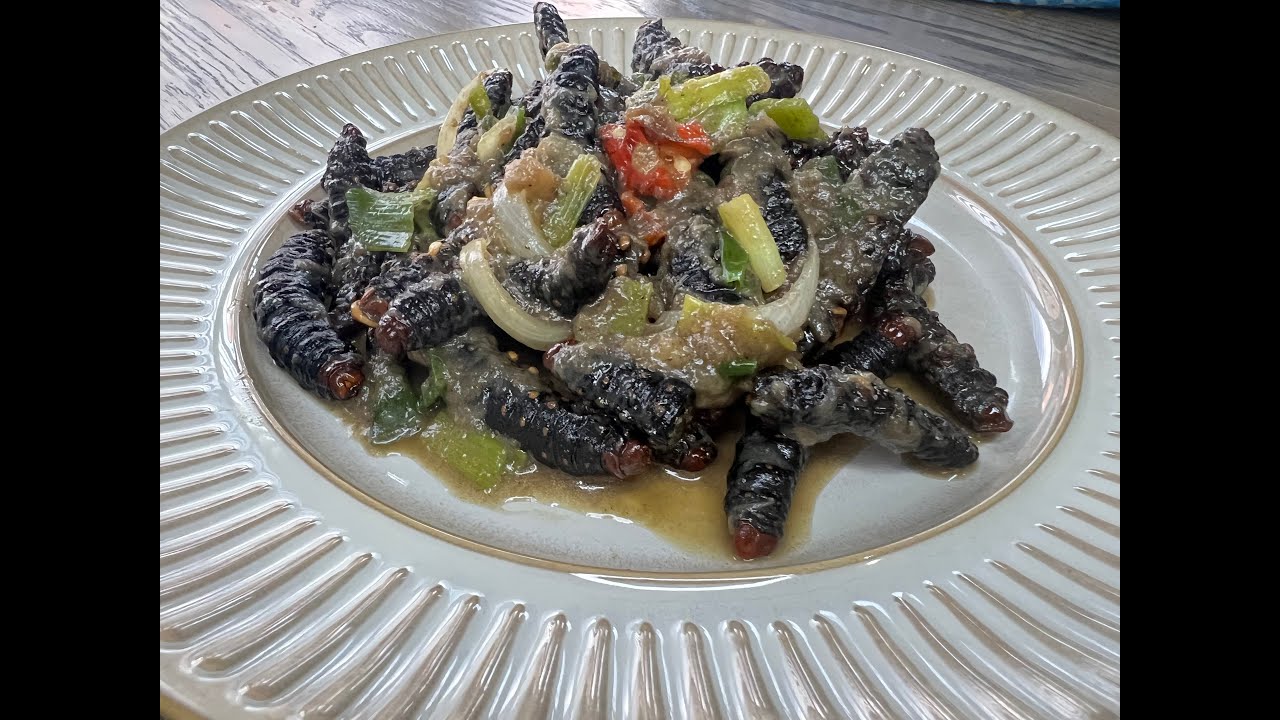 Mbinzo Recette Congolaise | Comment preparer les chenilles - YouTube