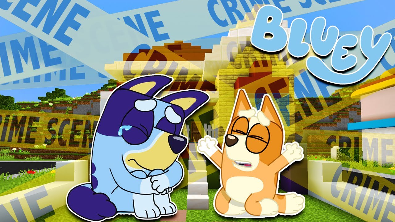 ¿Quién ACABO con BLUEY en Minecraft? SOMOS DETECTIVES | Las Aventuras ...