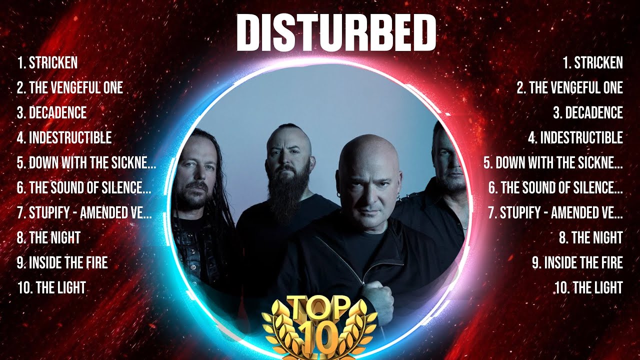 Disturbed Greatest Hits 2024 - Pop Music Mix - Top 10 Hits Of All Time ...