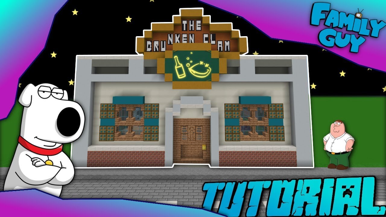 Minecraft Family Guy | The Drunken Clam Tutorial | HotDoG - YouTube