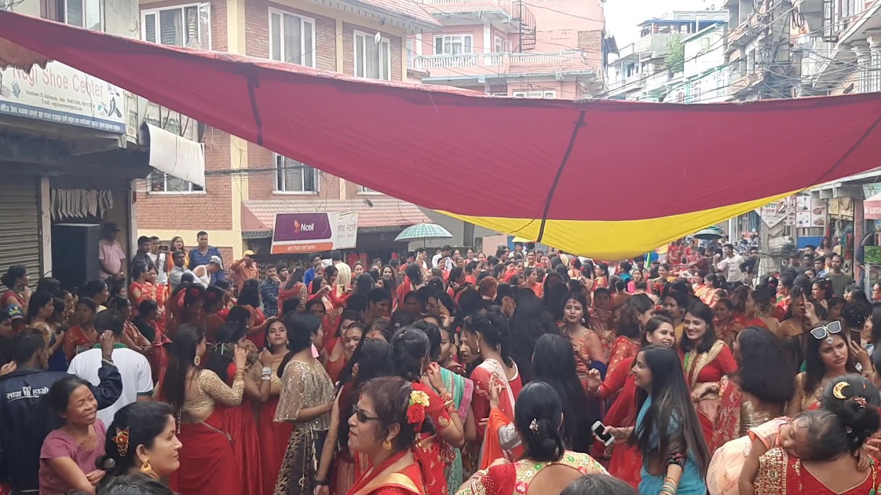 || Hartalika teej || Kathmandu || sankhamul || 2076 || Near VS Niketan ...