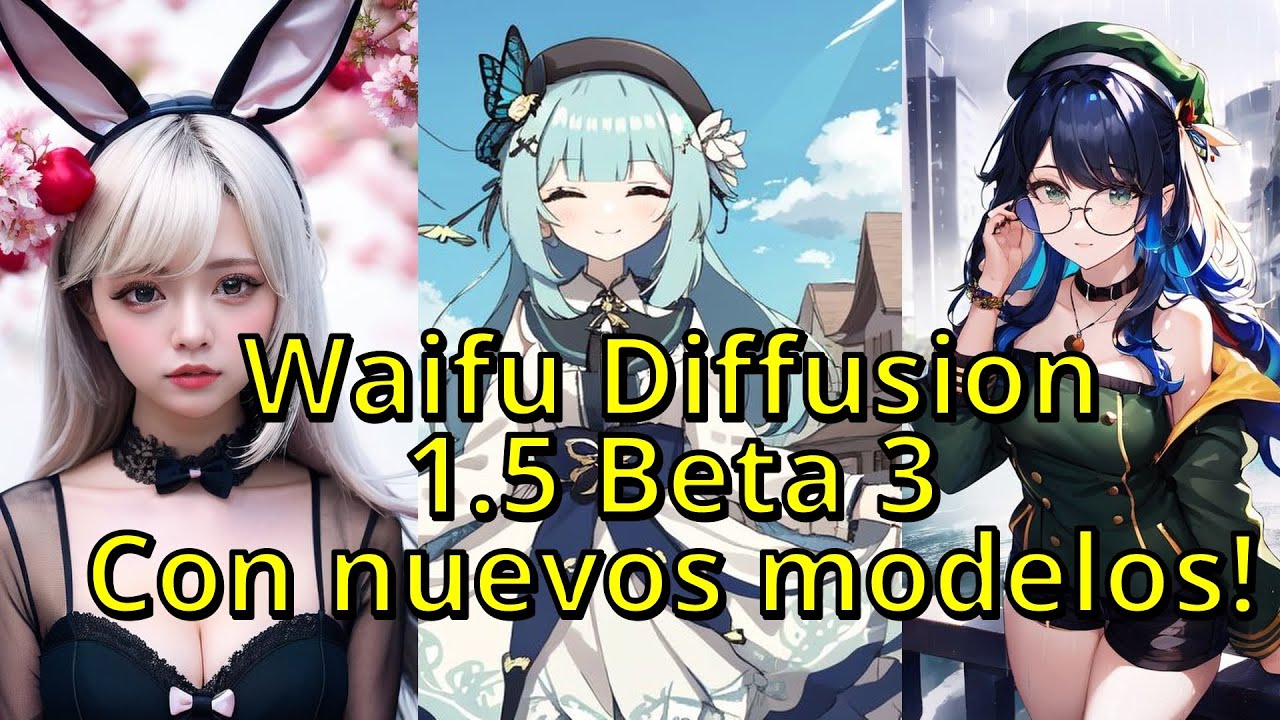 Nuevos modelos de Waifu Diffusion 1.5! Stable Diffusion en español - YouTube