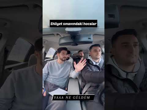 Ehliyet Sınavındaki Hocalar #direksiyondersi #direksiyoneğitimi #direksiyonhocası #direksiyonsınavı