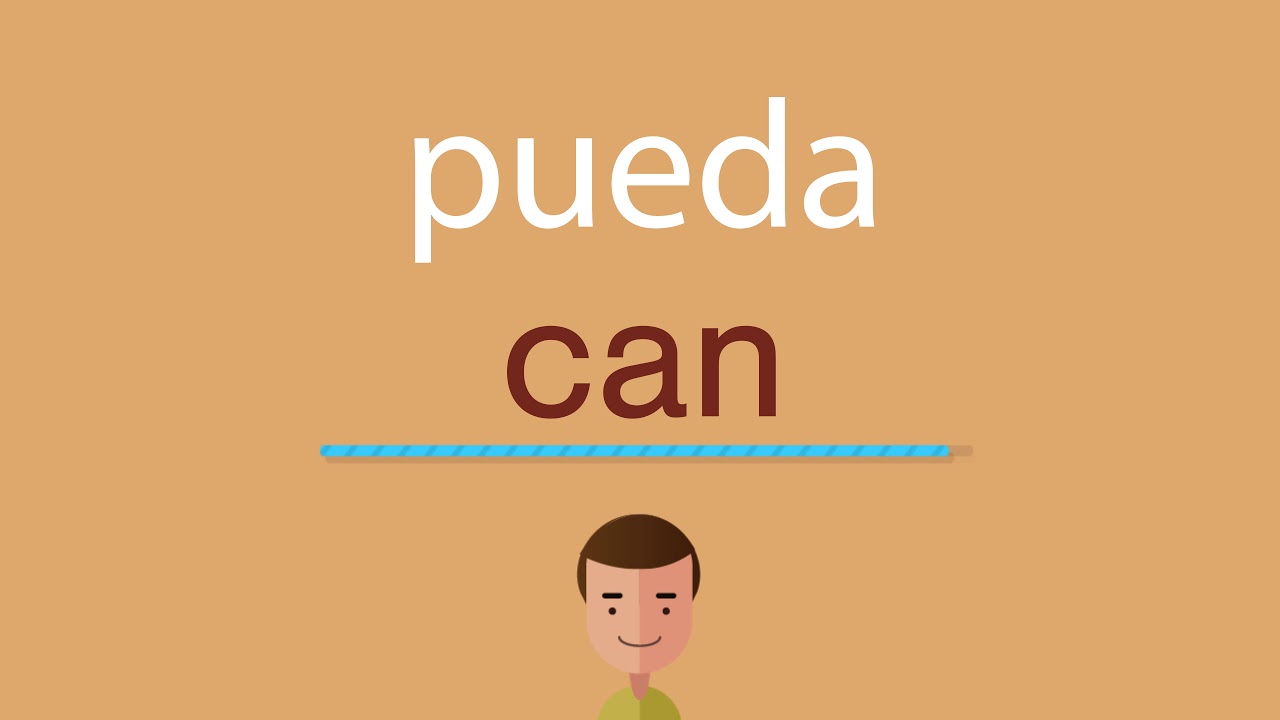 Cómo decir "pueda" en inglés - YouTube