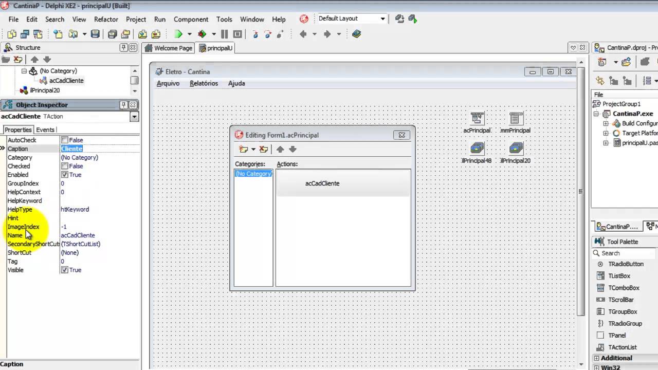 Projeto Cantina - 1 Projeto e Formulario principal - YouTube