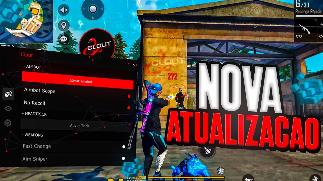 PAINEL XIT EMULADOR COM AIMBOT E NO RECOIL DA CLOUT 😍 - YouTube