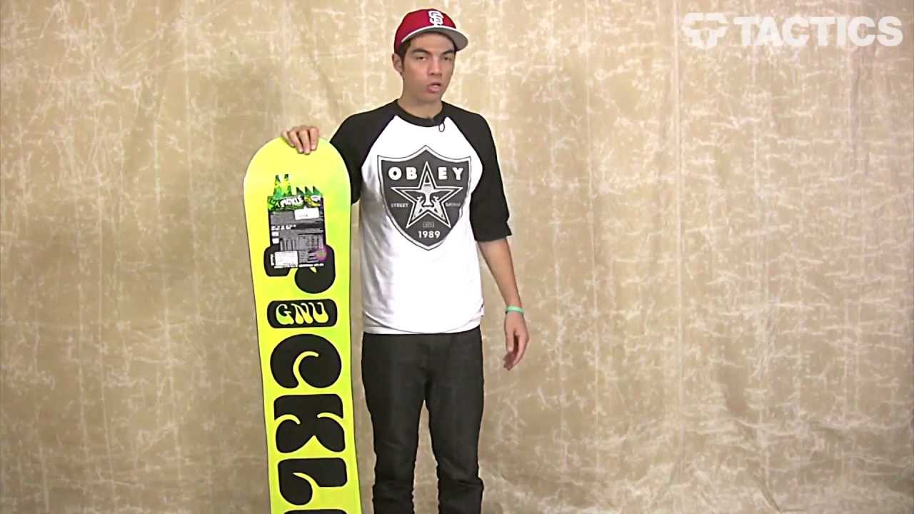 Gnu Pickle PBTX Snowboard 2013 Review - Tactics.com - YouTube