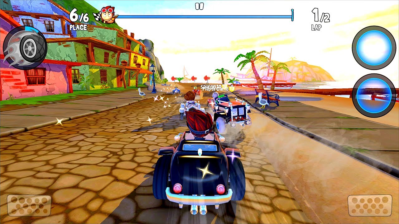 Phone BBR2 Racing Game | Gameplay Racing Dolls | EP27 | Beach Buggy ...