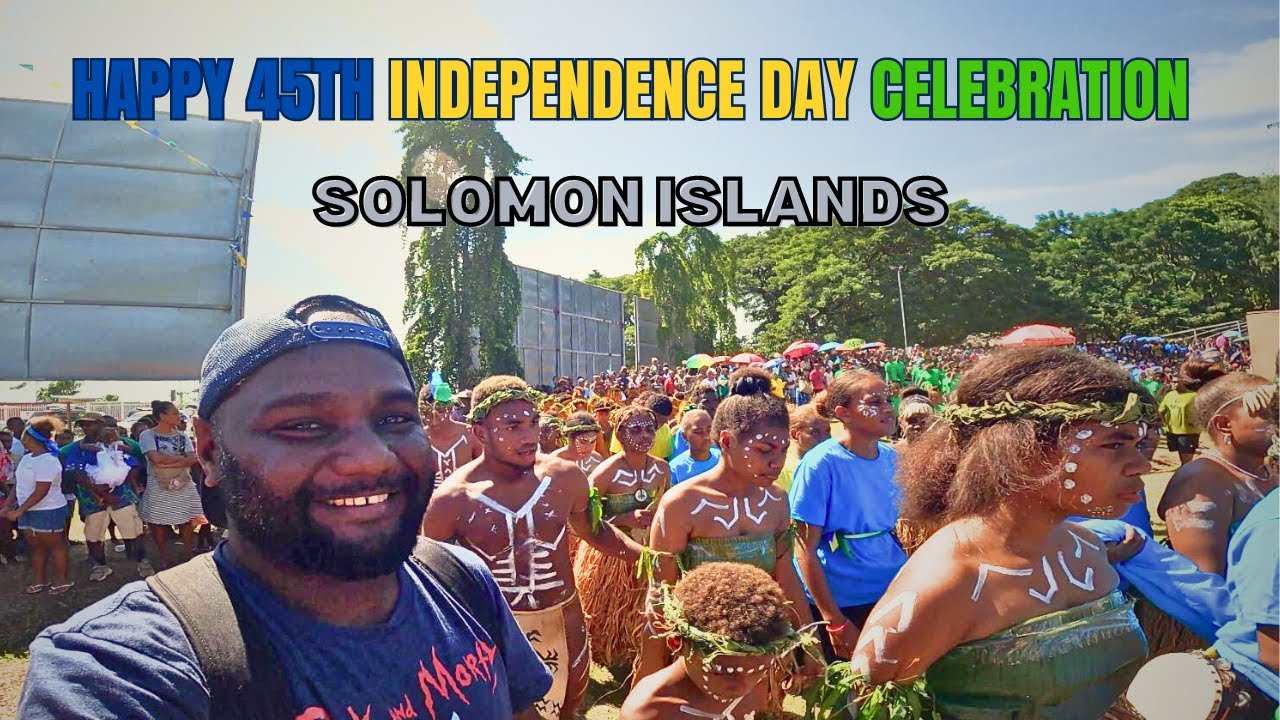 Solomon Islands 45th independence day celebration - YouTube