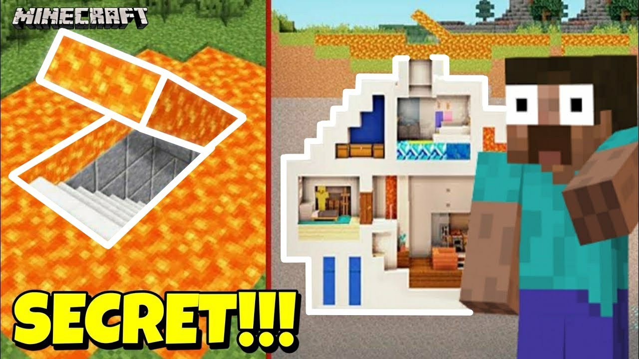 SECRET LAVA HOUSE | SECRET UNDER GROUND LAVA HOUSE - YouTube