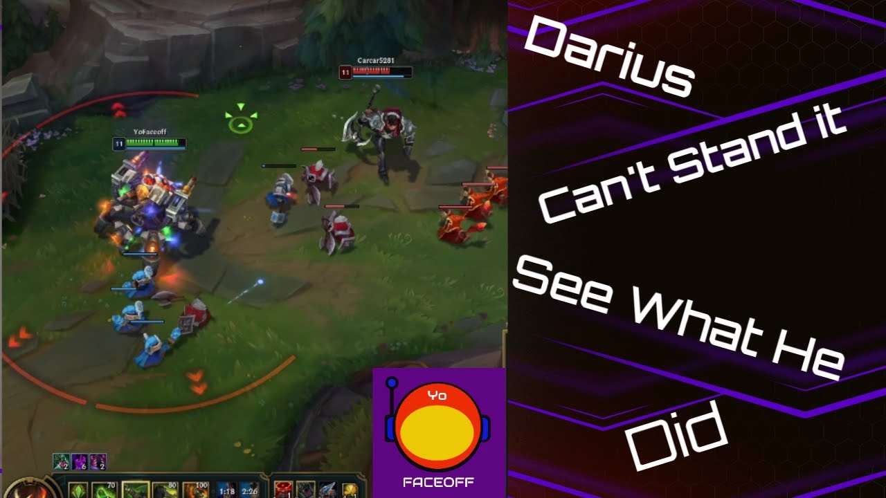 Darius can't stand it...See what he did...LoL - YouTube