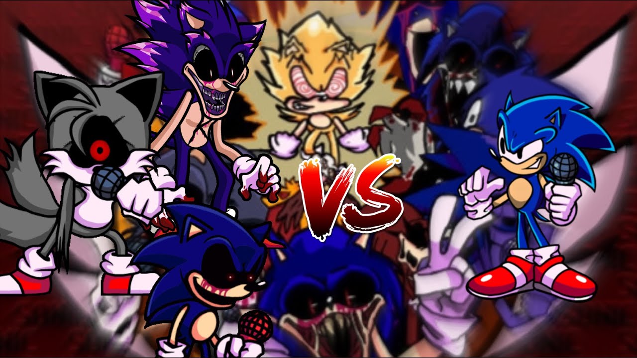 Exe vs sonic fnf sidekick song - YouTube