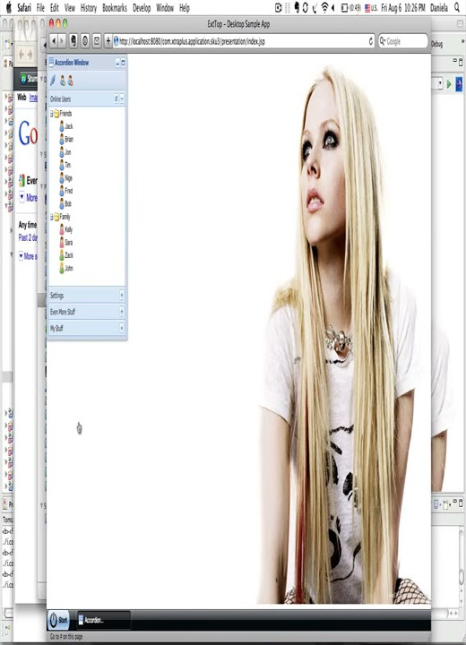 Intranet that using ExtJS framework - YouTube