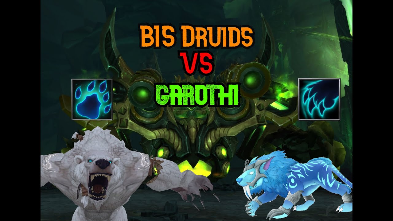 Duo druid VS Garothi (Legion-UWOW) - YouTube