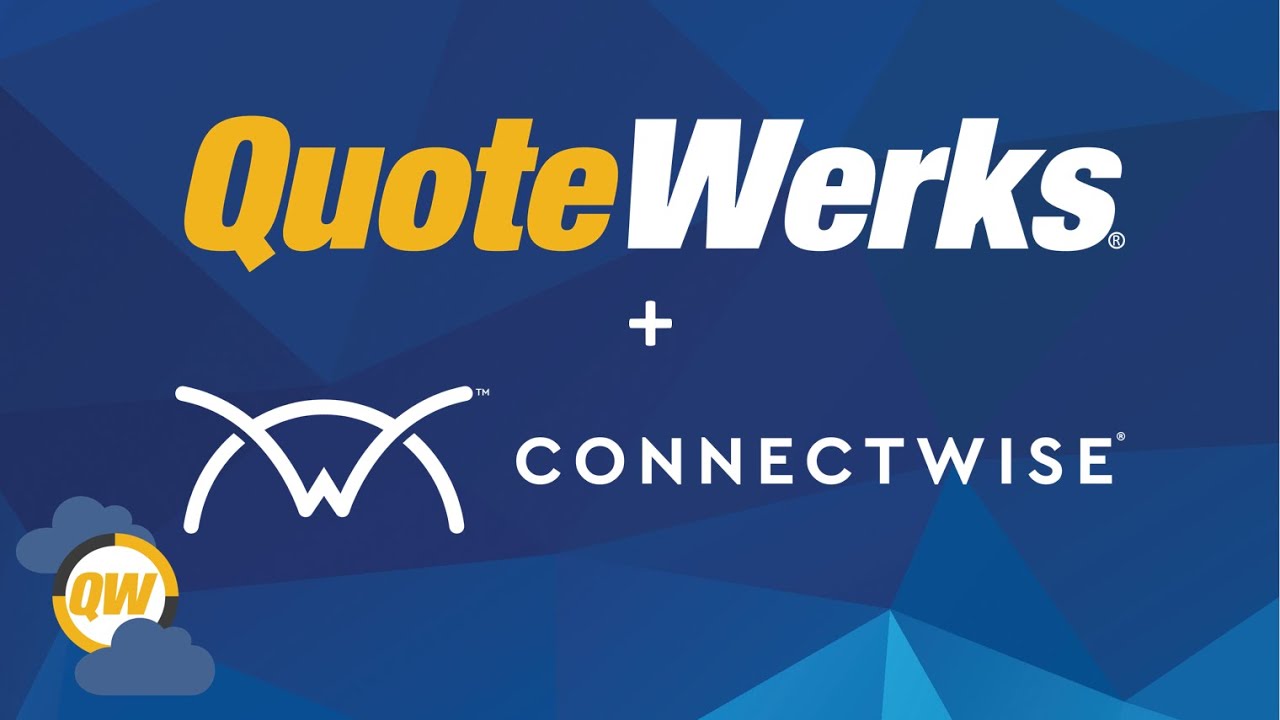 Create New Companies and Contacts in ConnectWise | QuoteWerks Web - YouTube
