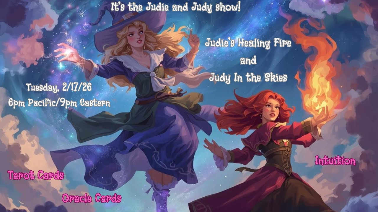 It's the Judie and Judy Show - Welcoming Judy in the Skies - Tarot ...