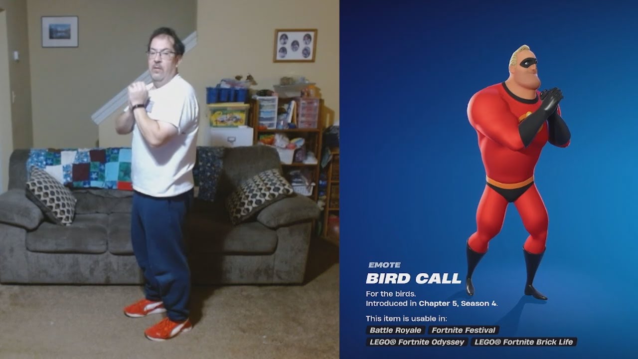 FFG Dance Fortnite Emotes Bird Call - YouTube