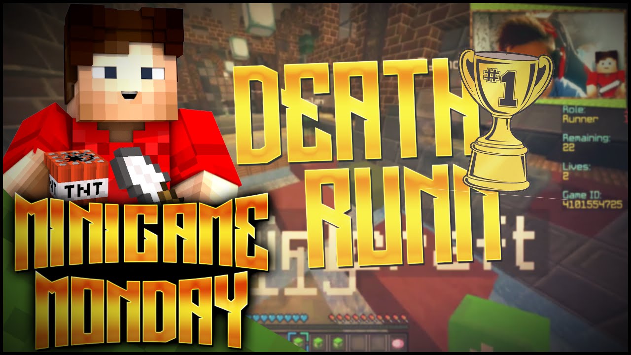 Minecraft DEATH RUN!! "PARKOUR SKILLS " - Death Run Minigame - YouTube