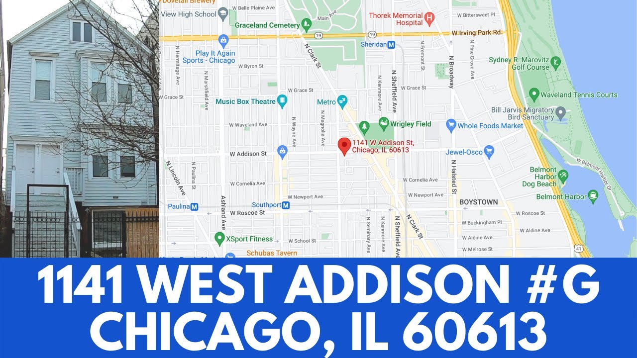 1141 West Addison #G, Chicago, IL - Video Walk Thru #wrigleyville # ...