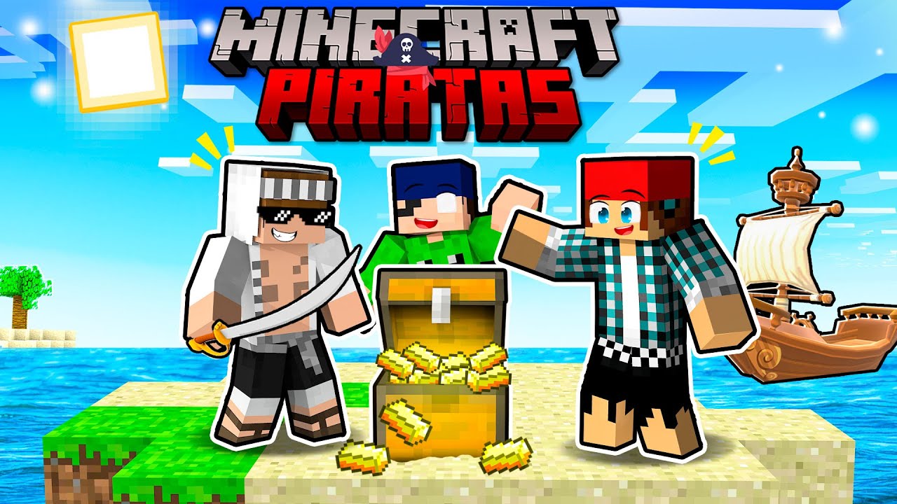 ENCONTRAMOS o MAIOR TESOURO de TODOS! 💎 - Minecraft Pirata #4 - YouTube