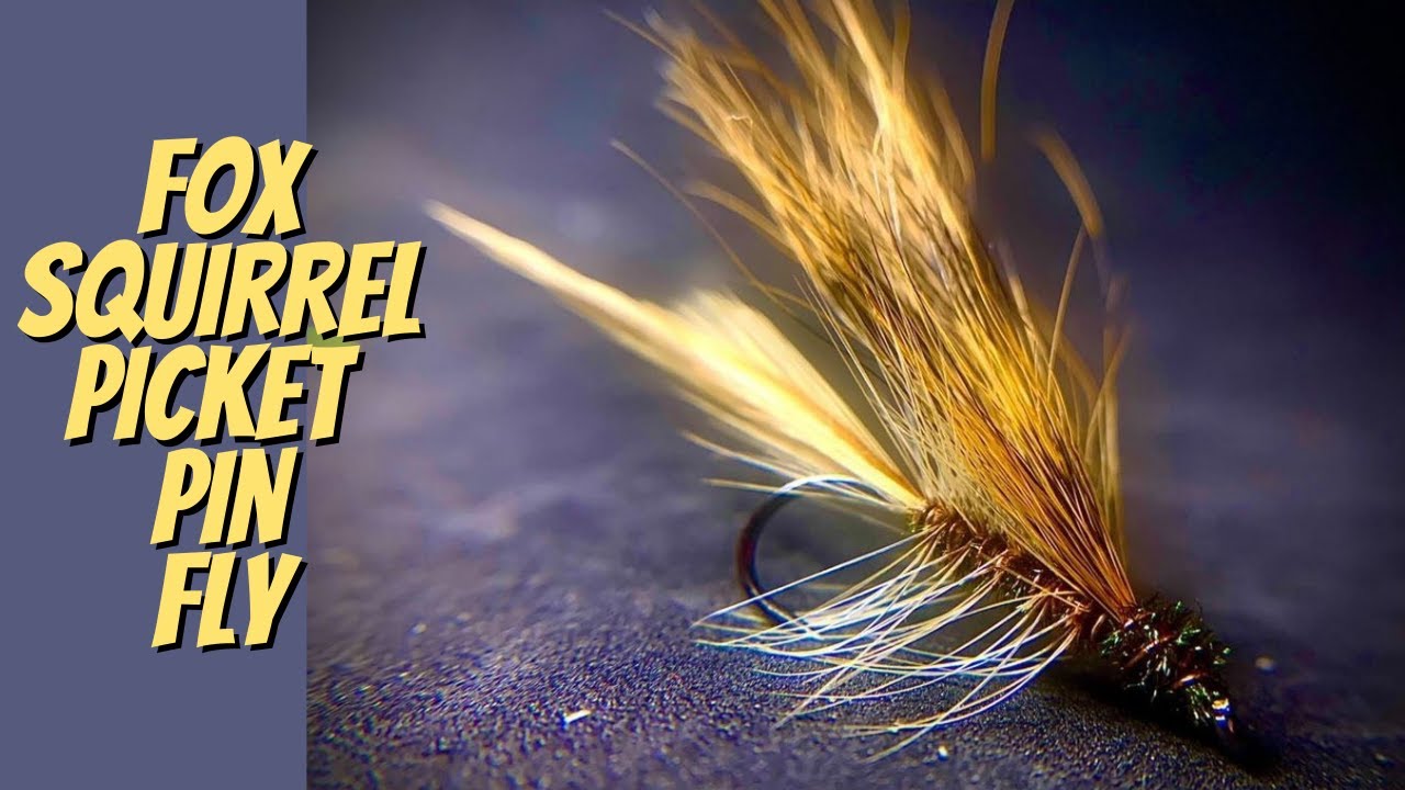 Fly Tying Tutorial | Fox Squirrel Picket Pin - YouTube