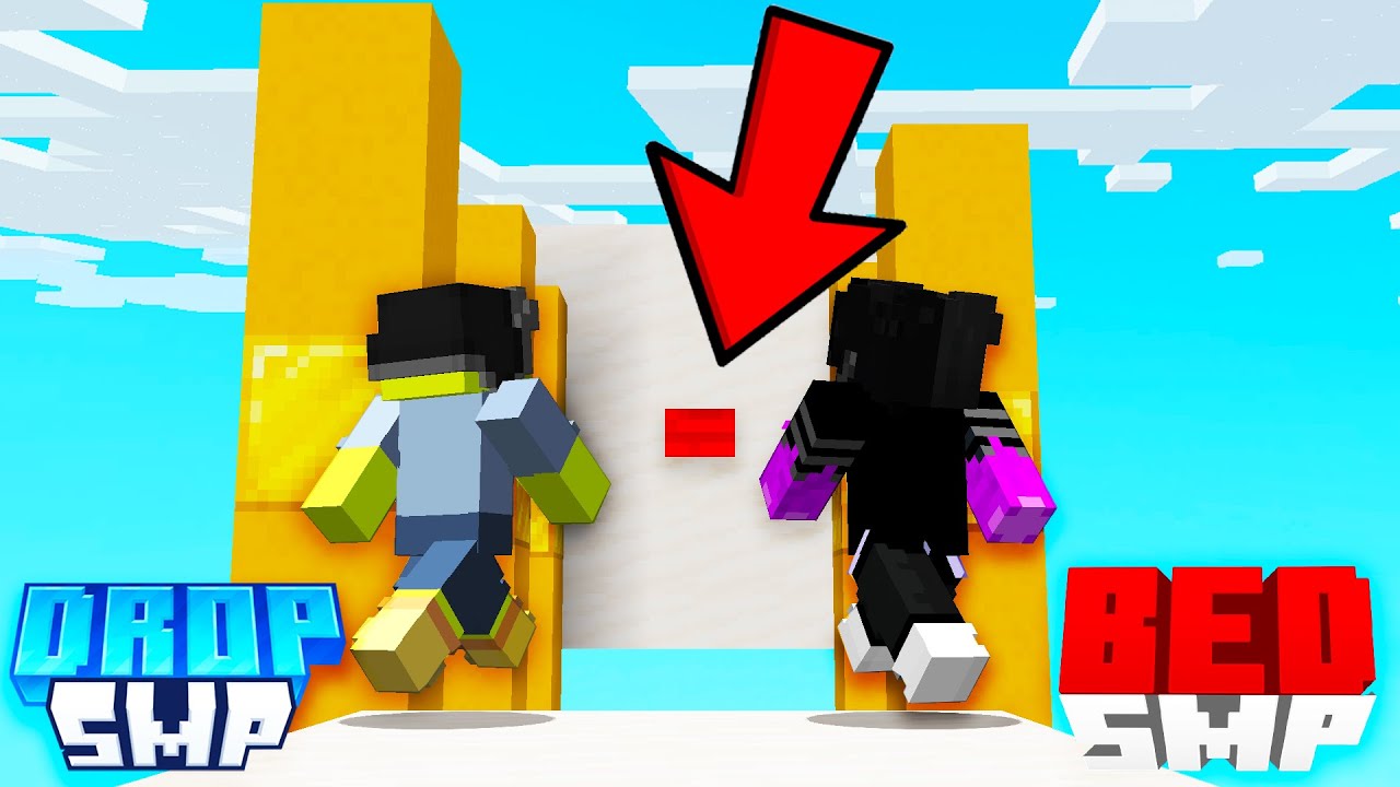 Wielki POJEDYNEK DROP SMP vs BED SMP - YouTube