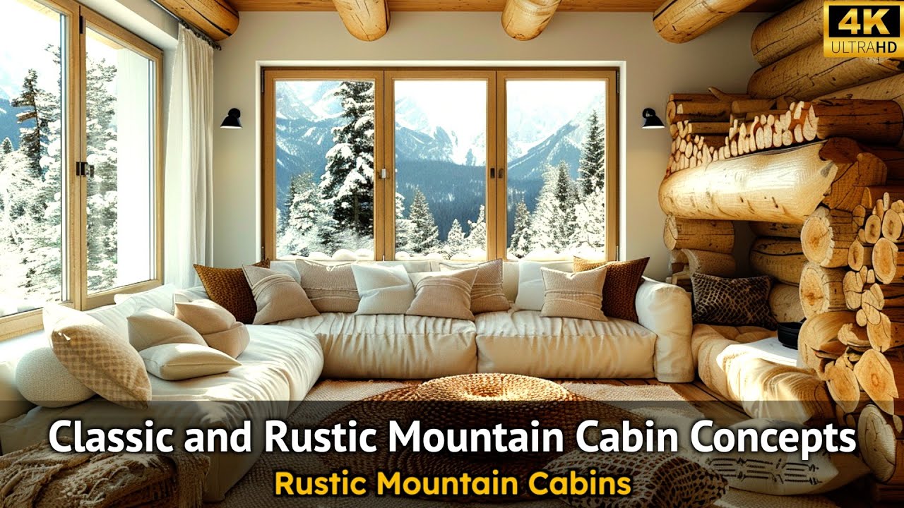 Minimalist Rustic Mountain Cabin Ideas: Elegant Rustic Mountain Cabin ...