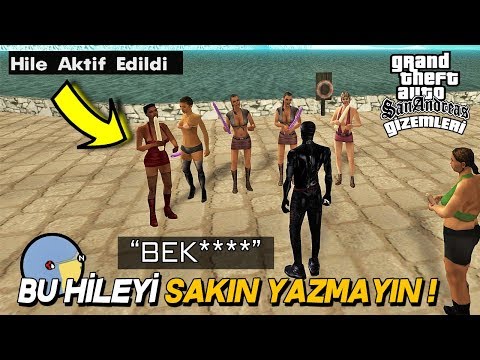 GTA SAN ANDREAS DA BU HİLEYİ SAKIN YAZMAYIN ! (YOK ARTIK)