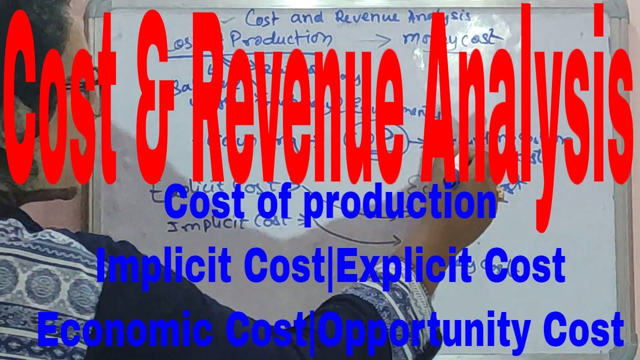 Cost and Revenue Analysis|Cost of production economics|Implicit Cost ...
