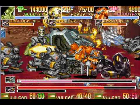 Armored Warriors / Powered Gear Game play Video /Combo Exhibition Vol.3 ...