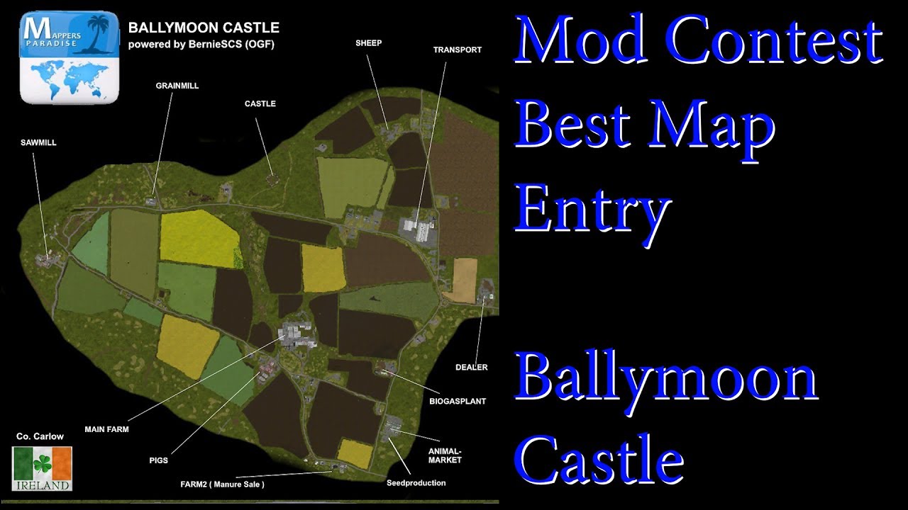 FS17 - Mod Contest - Best Map Submission - Ballymoon Castle - YouTube