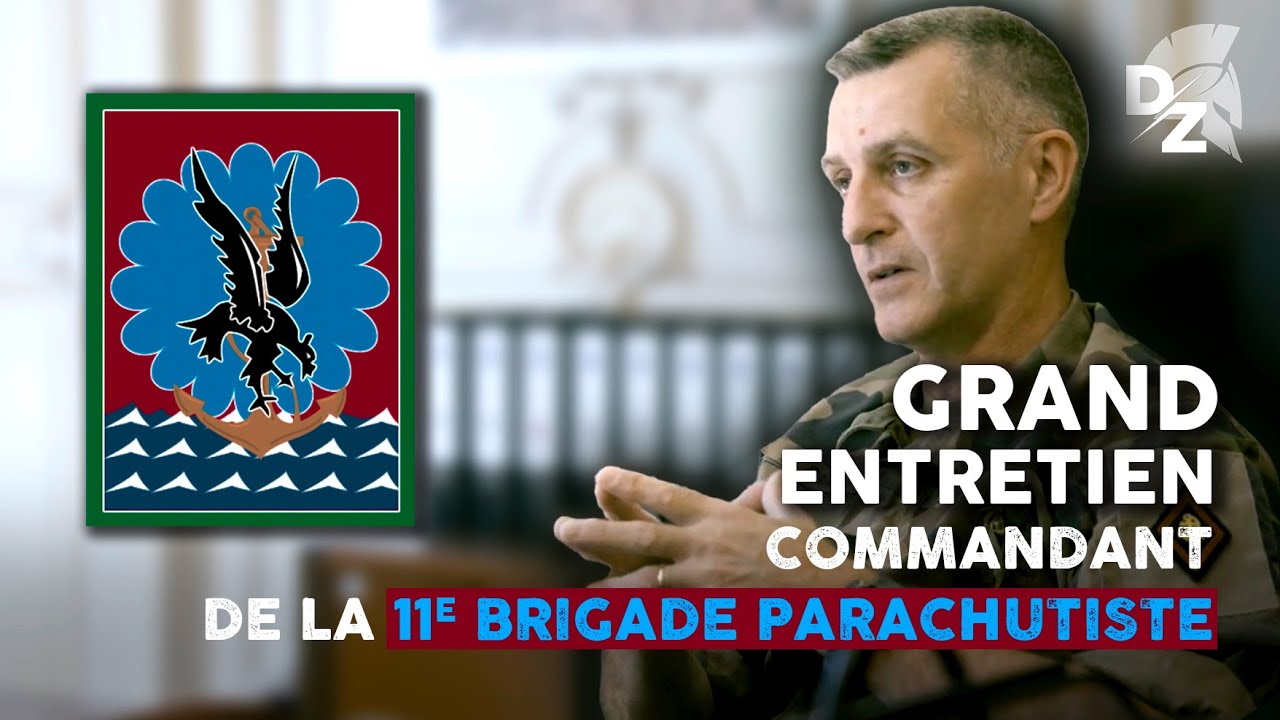 Commander la 11e brigade parachutiste (avec le Général Danigo) - YouTube