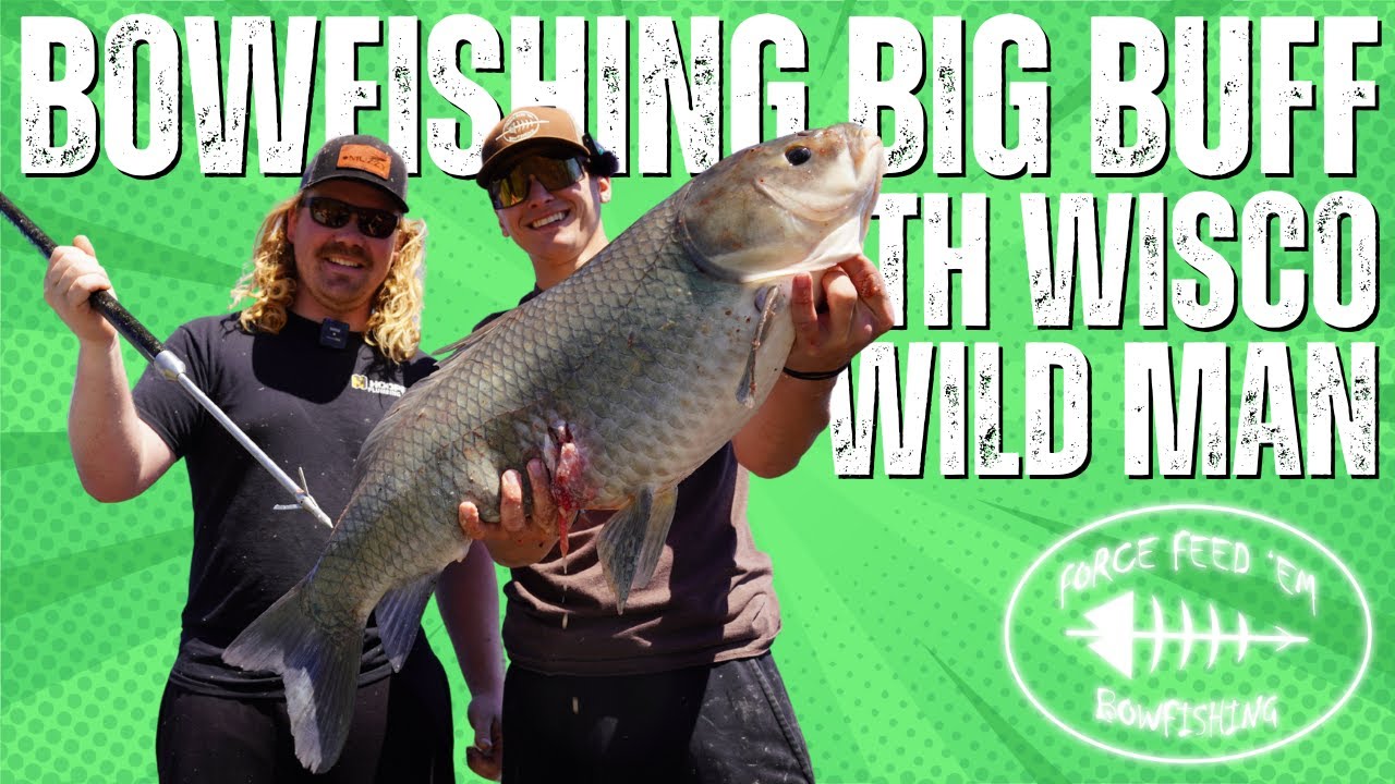 Bowfishing Big Buff with Wisco Wild Man | Wisconsin Spring 2025 - YouTube