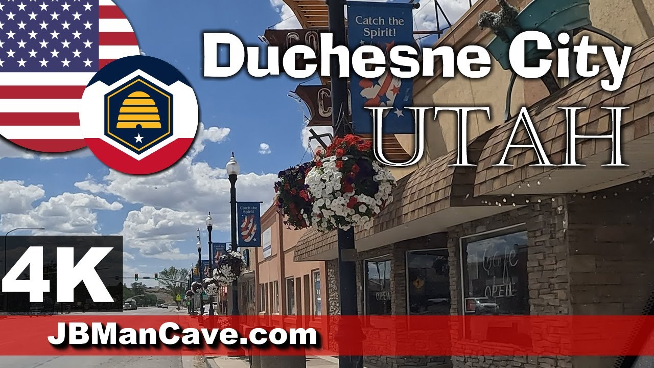 DUCHESNE CITY Utah USA 4K Road Trip JBManCave.com - YouTube