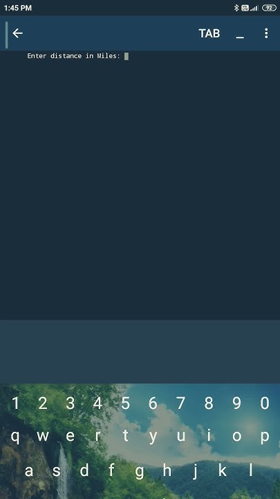 Converting Miles To Kilometres Programming Python Pydroid3 Mesurement Shorts Youtube