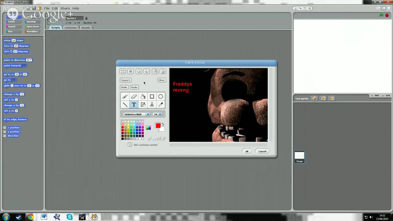 how to make a fnaf game in scratch ep 1 title screen - YouTube