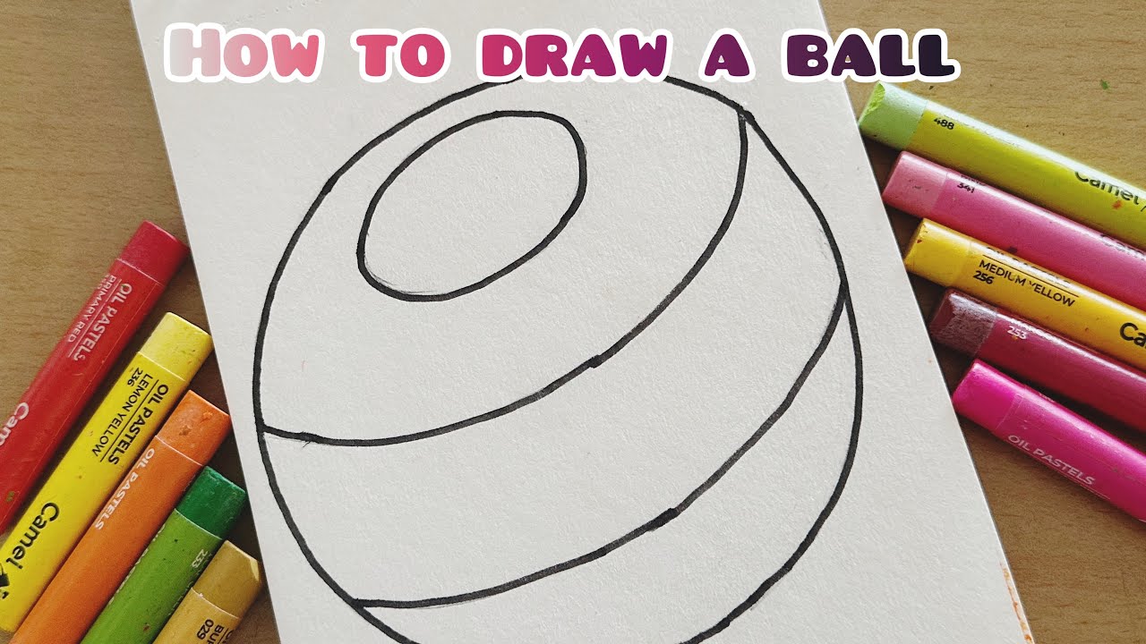 How To Draw A Ball 🏀 For Kids || Easy To Draw 🏀|| @Duskyhand #subscribe ...