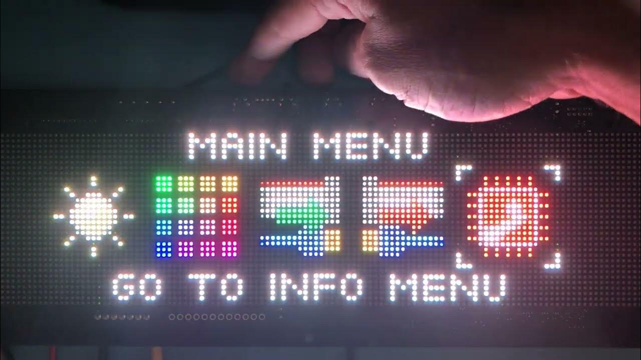 Configuring a FAST Pinball RGB DMD for use with the Mission Pinball Framework - YouTube