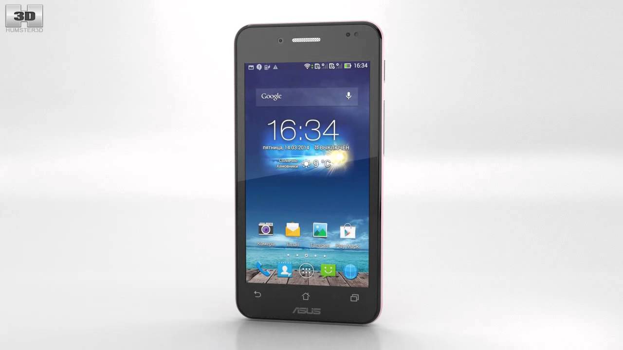 Asus PadFone Mini 4.3-inch Soft Pink 3D model by 3DModels.org - YouTube