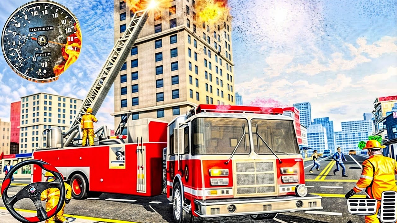 Firefighters : Fire Truck Game|| Emergency Rescue Of Fire Brigade ...