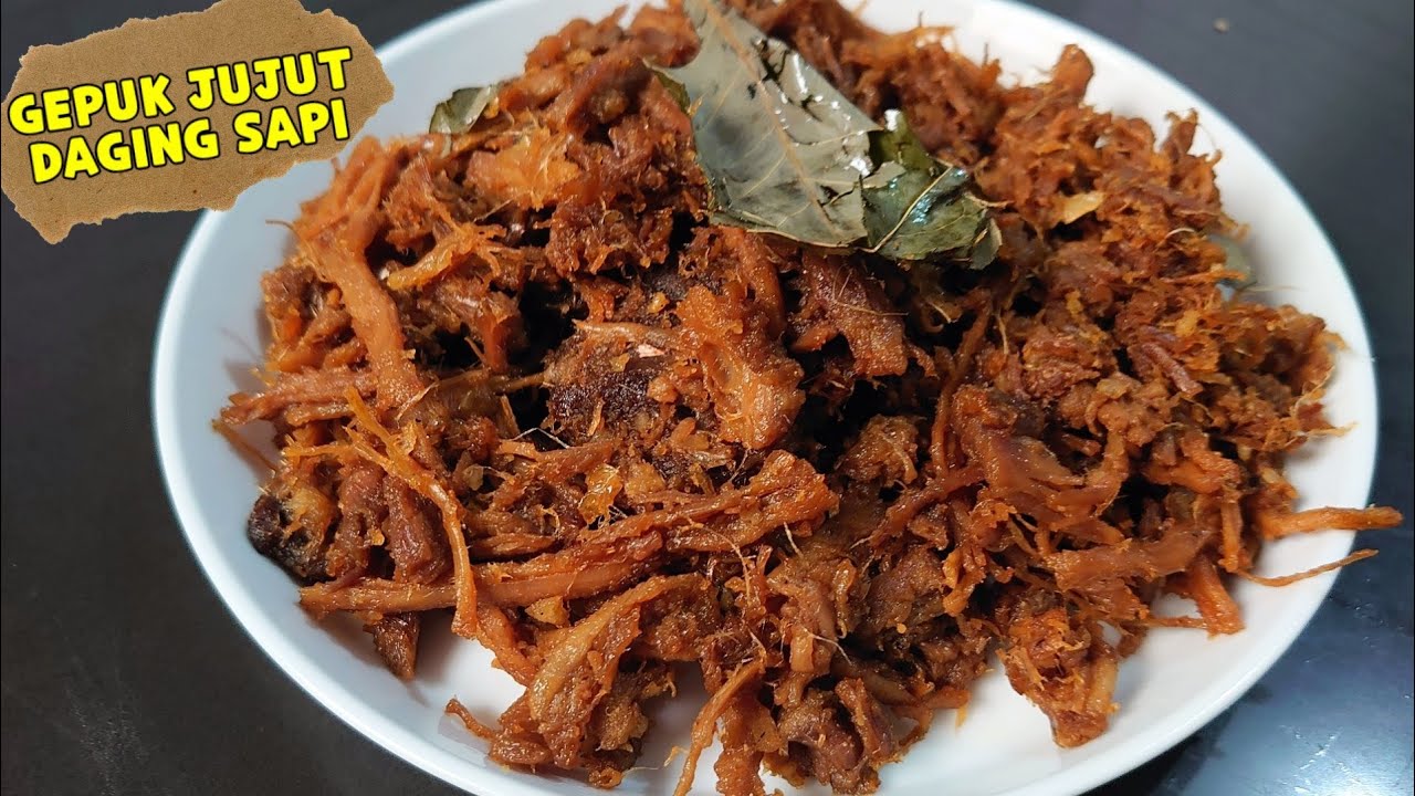 GEPUK JUJUT DAGING SAPI NIKMAT DAN TAHAN LAMA! - YouTube