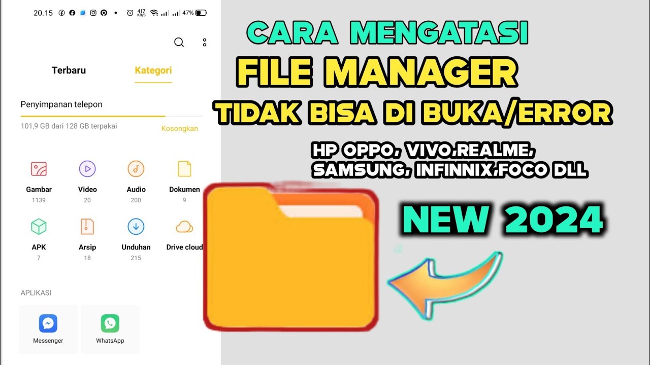 Cara Mengatasi File Manager Tidak Bisa Di Buka, Di Hp vivo Oppo, realme ...
