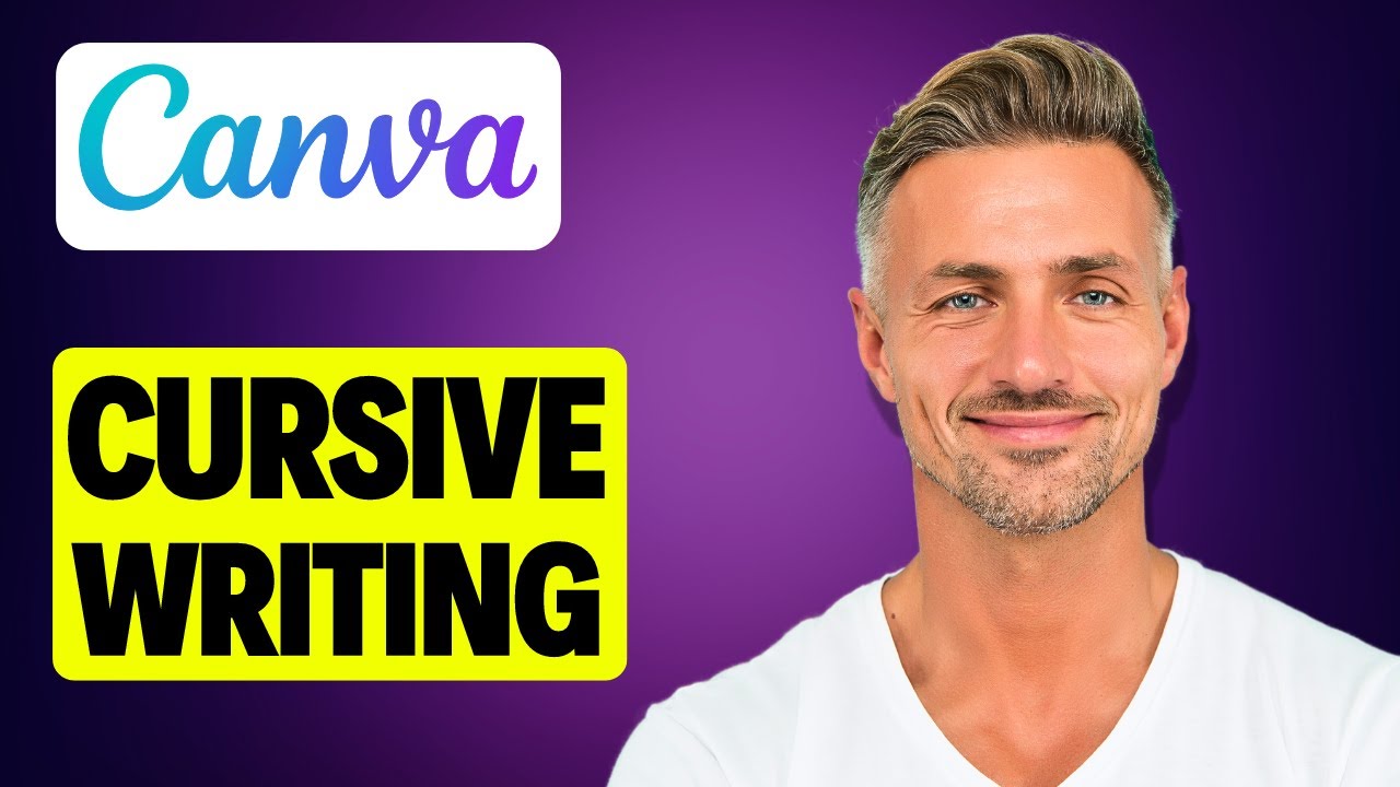 Canva Cursive Font | How To Make Cursive Writing in Canva - 2025 - YouTube