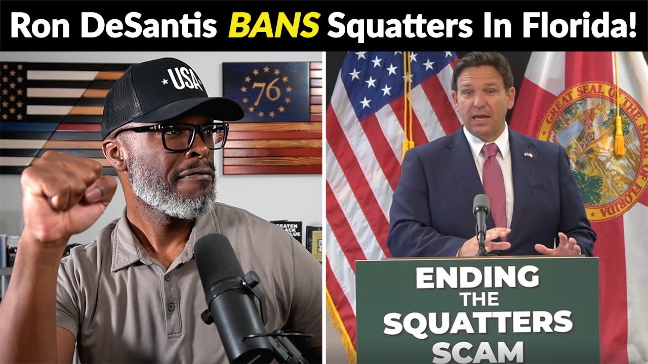 Ron DeSantis Signs Law BANNING Squatters In Florida! - YouTube